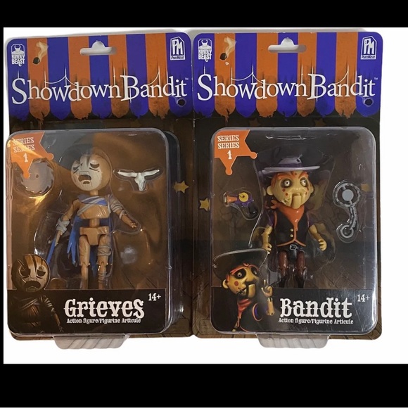 Toys | Lot Showdown Bandit Grieves And Bandit Action Figures Nip Pc ...